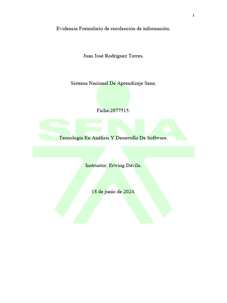 Recolección de Datos en Metal Industrias | PDF | Software | Ingeniería ...
