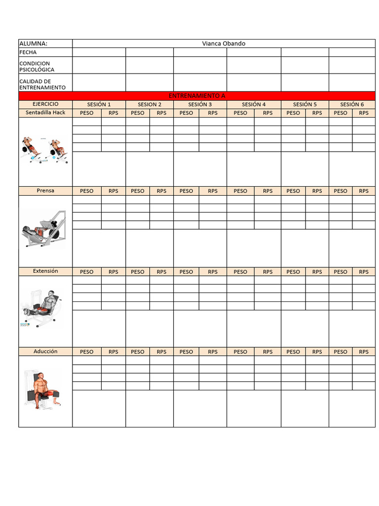Vianca Obando | PDF | Entrenamiento con pesas | Entrenamiento de fuerza