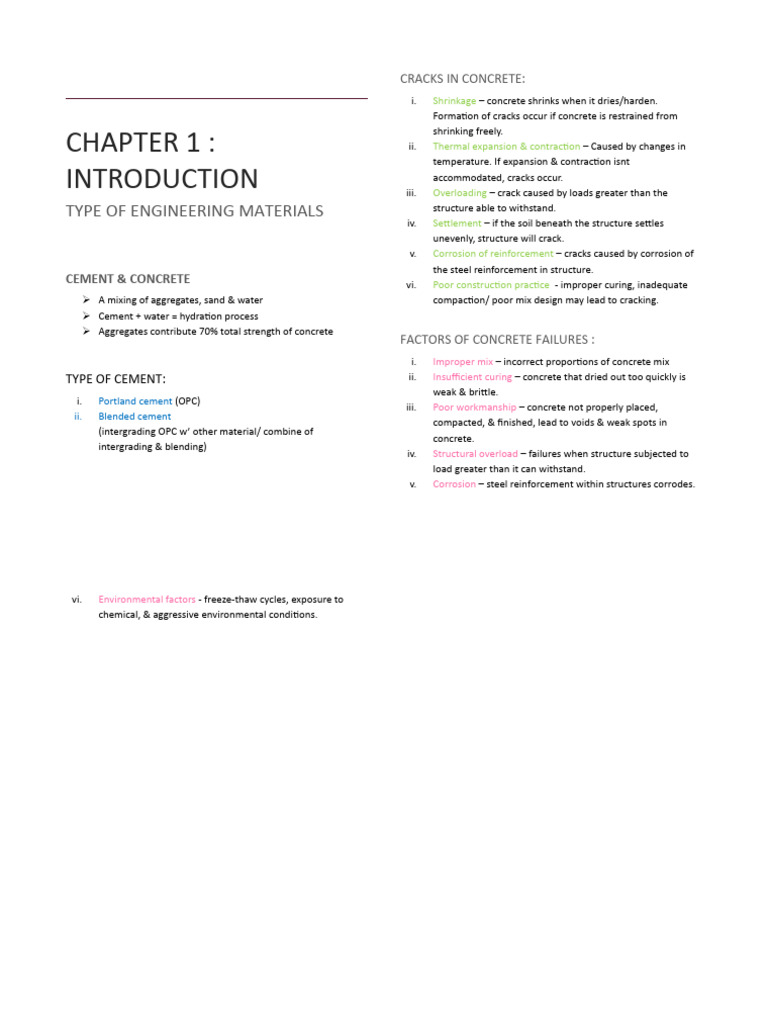 Ch1 Ecs Pdf Concrete Cement