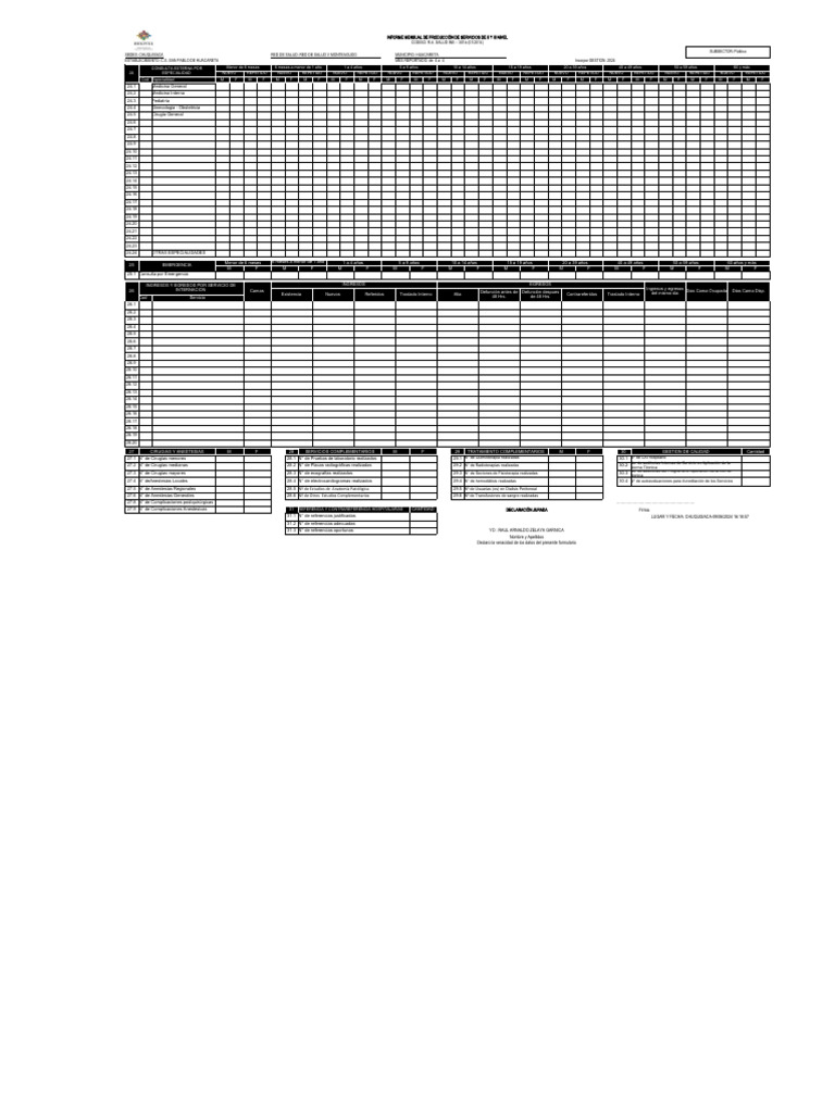 Form 301b Abril 2024 | PDF | Cuidado de la salud | Especialidades Medicas