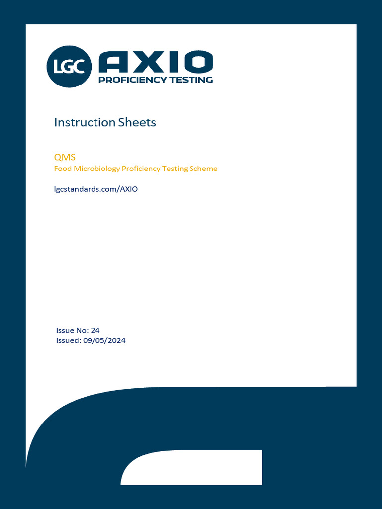 QMS Sample Preparation Instructions GB | PDF | Technology & Engineering