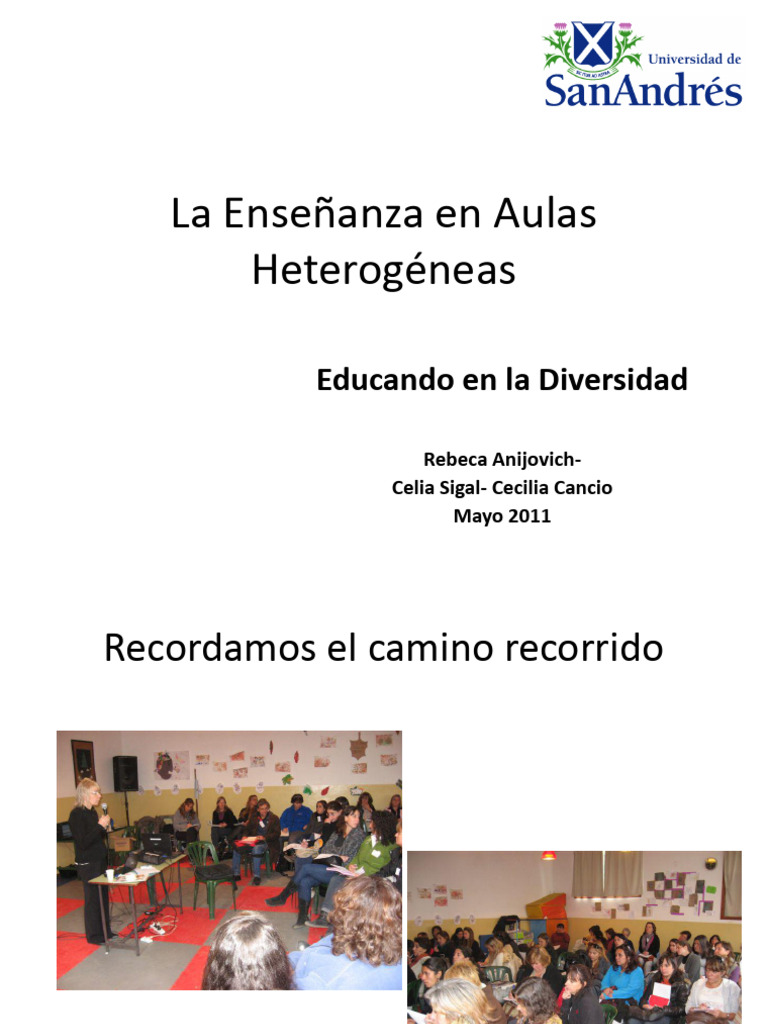 La Enseñanza en Aulas Heterogéneas II | PDF | Enseñando | Aprendizaje