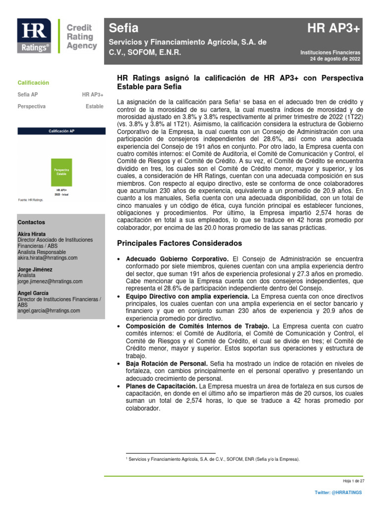 Sefia_ReporteAP_2022 | Descargar gratis PDF | Auditoría | Business