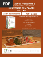Allergen Control Program Template | PDF