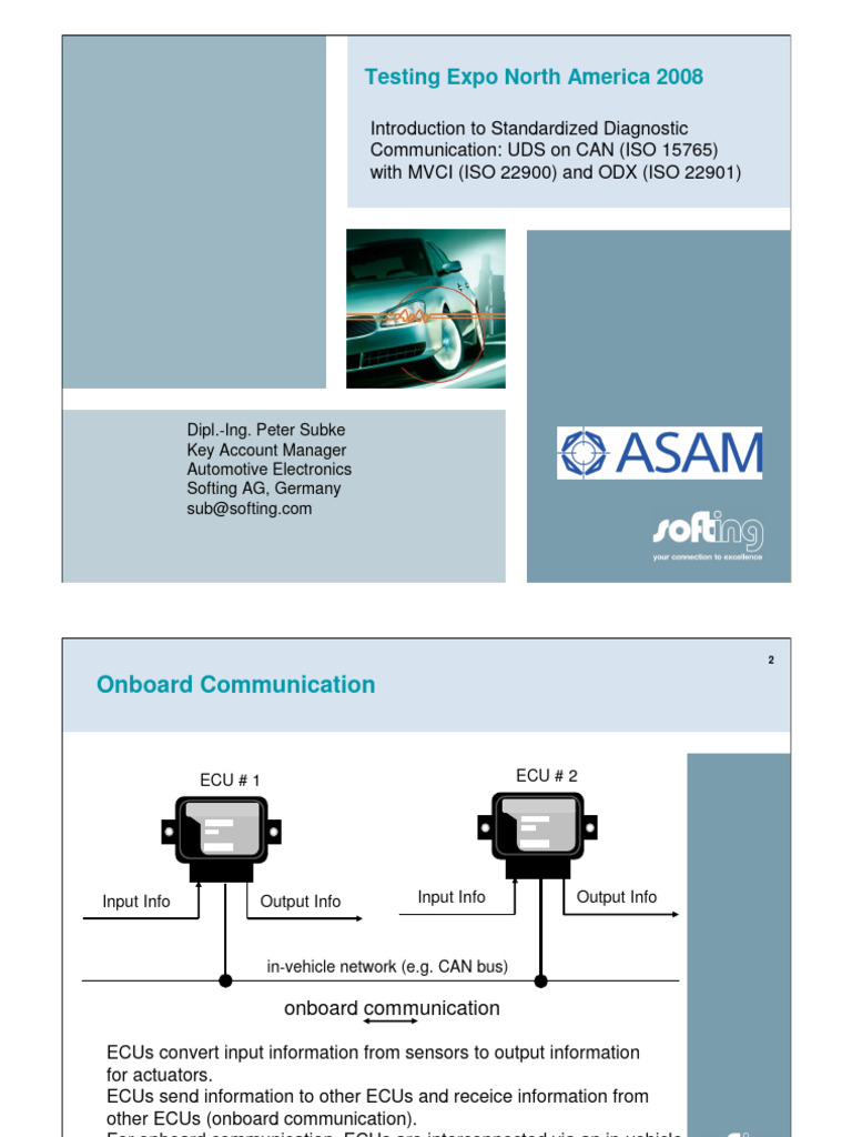 UDS 汽车协议 CAN bus | PDF | Computer Science | Computer Engineering