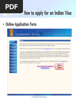 Indian eVisa Sample Application Form | PDF | Business | Finance & Money ...