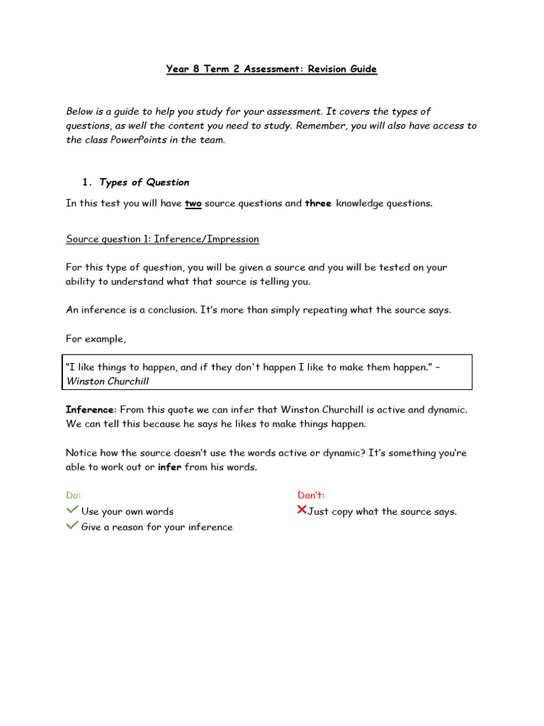 EoY Revision Guide Y8 | PDF | Conquistador | Mughal Empire