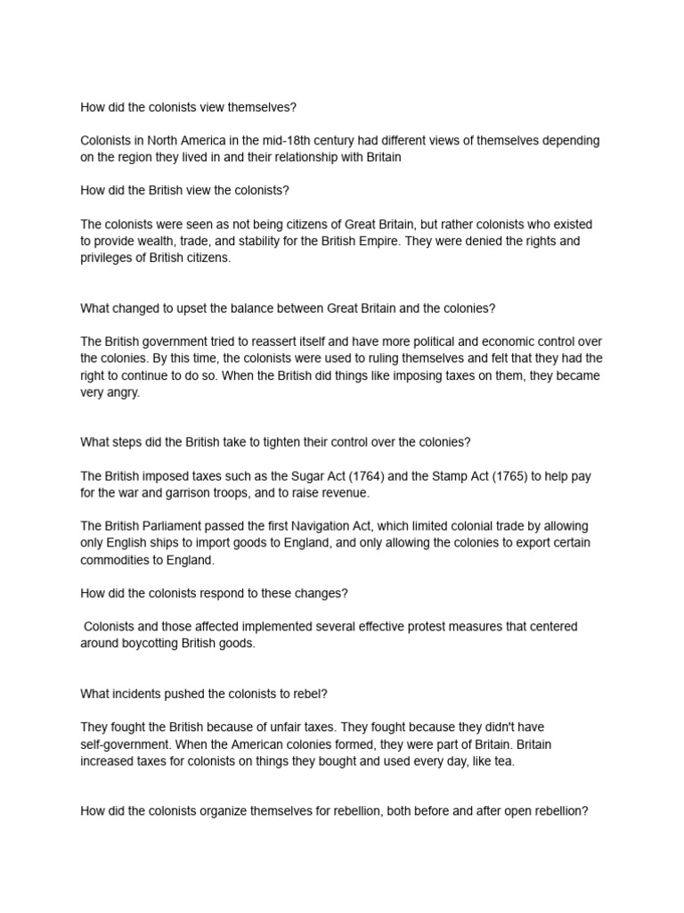 Module 2 The American Revolution | PDF | Thirteen Colonies | American ...