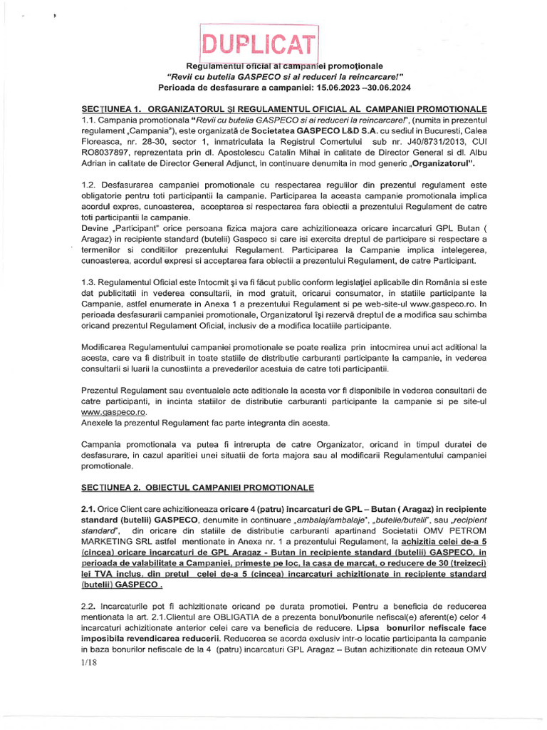 Revii Cu Butelia Gaspeco Si Ai Reduceri La Reincarcare | PDF