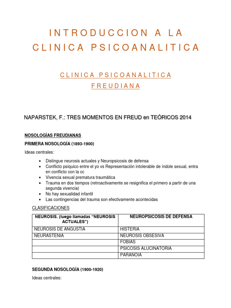 2ndo Parcial Naparstek | PDF | Neurosis | Jacques Lacan
