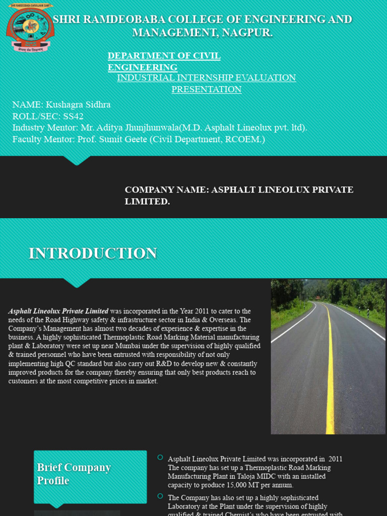 Thermoplastic Road Marking Overview | PDF | Concrete | Titanium Dioxide