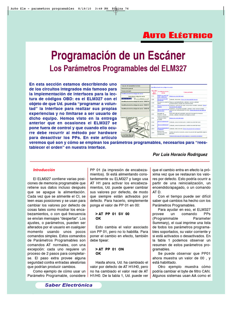 Programacion de Un Escaner | PDF | USB | Equipo de oficina