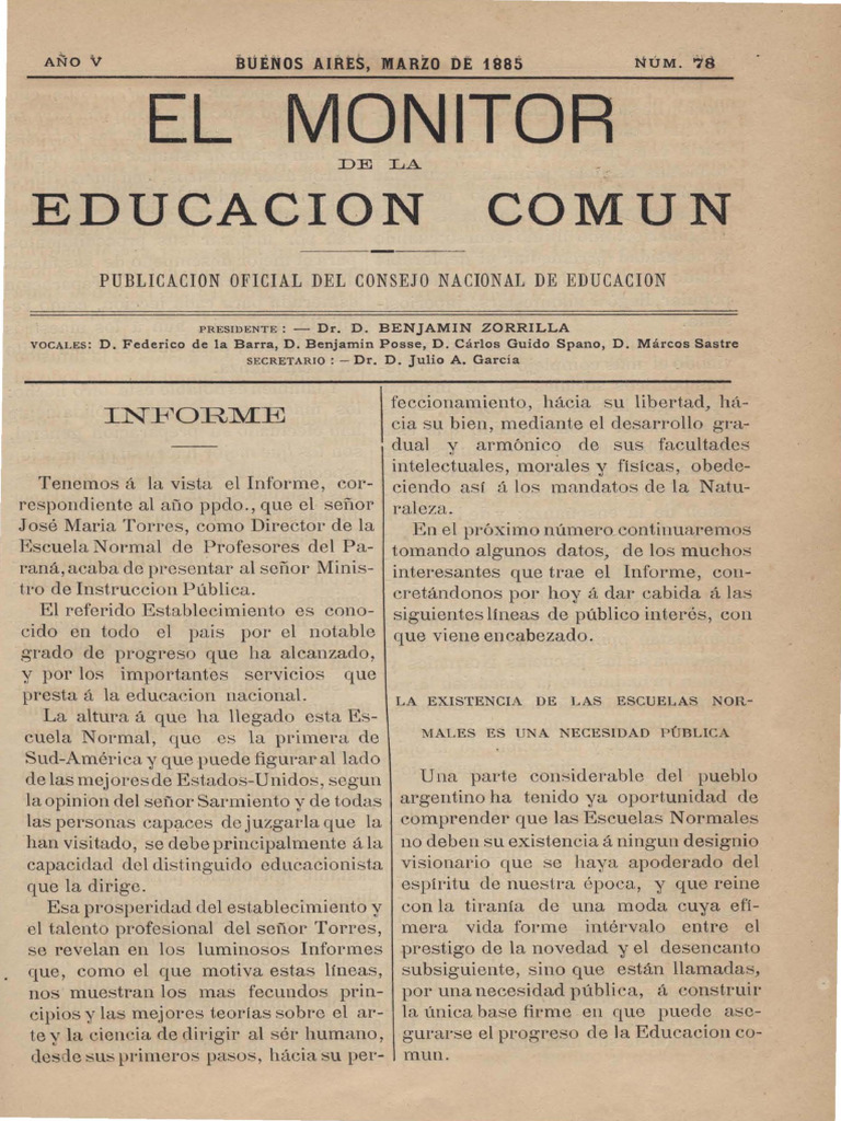 Monitor 1885 | PDF