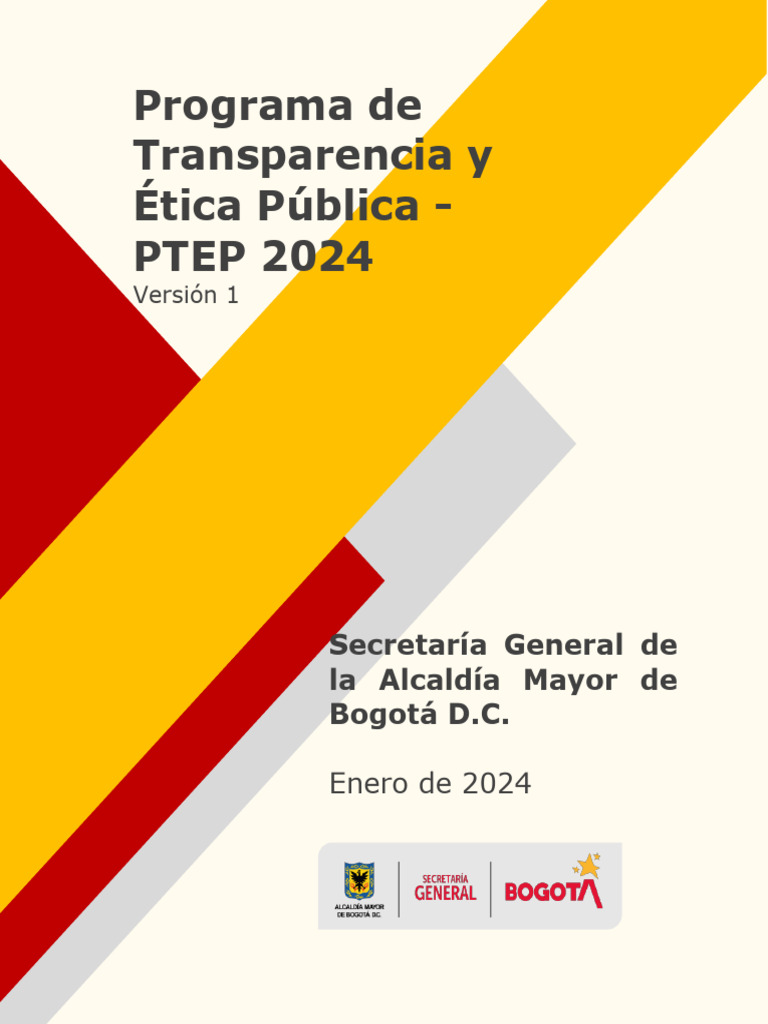 PTEP_2024_V1 | PDF | Administración Pública | Corrupción política