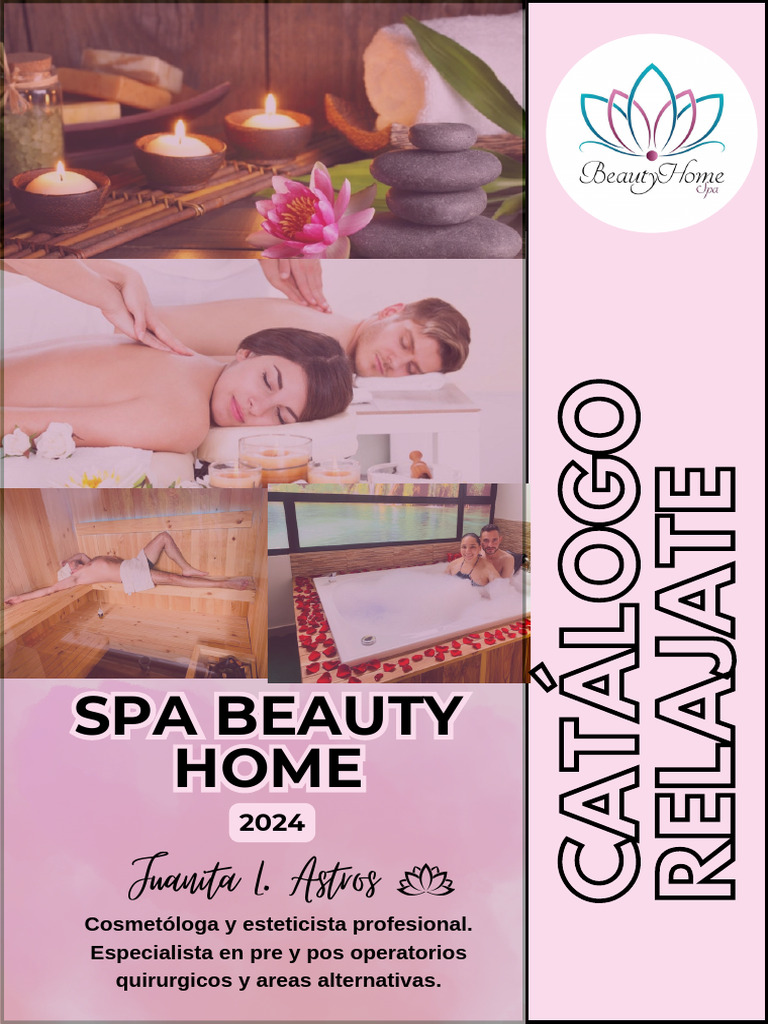 Catalogo Relajante Spa Beauty Home | PDF | Masaje | Especialidades Medicas
