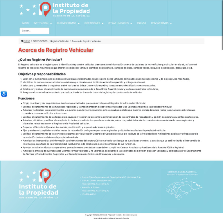 Acerca de Registro Vehicular | PDF | Propiedad