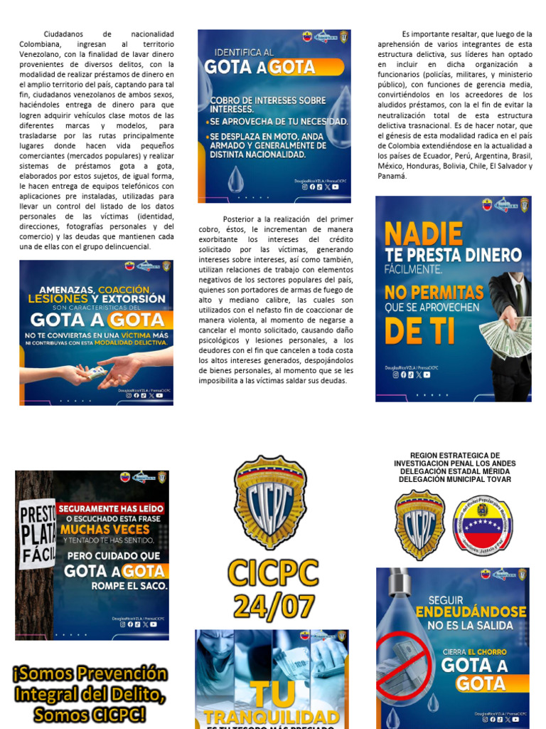 Triptico gota a gota | PDF | Colombia