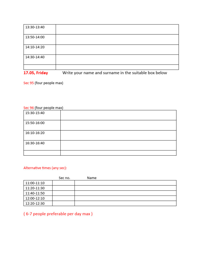 Write Your Names (2) | PDF