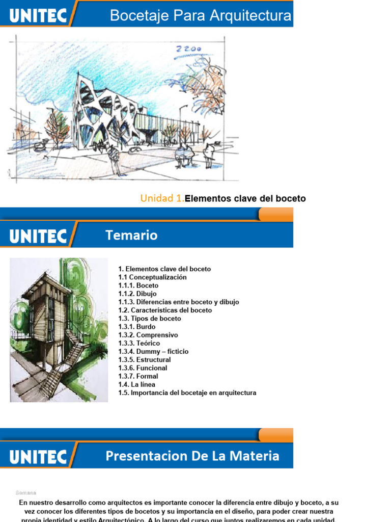 Unidad 1.elementos Clave Del Boceto | PDF | Dibujo | Diseño
