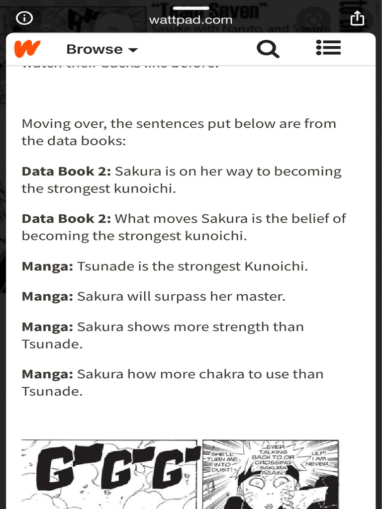 Sakura Rants - Sakura As The Strongest Kunoichi - Wattpad | PDF