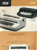Parts of The Typewriter and Function | PDF