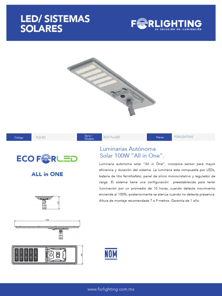 Eco Forled 100W | PDF | Diodo emisor de luz | Ingenieria Eléctrica