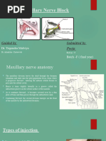 Maxillary Injections Cheat Sheet | PDF | Dentistry | Dentistry Branches
