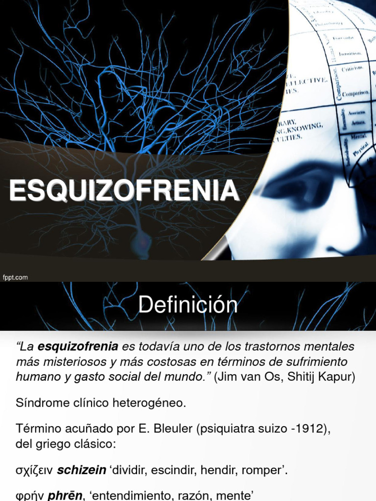 Esquizofrenia: Definición y Síntomas | PDF | Esquizofrenia | Psicosis