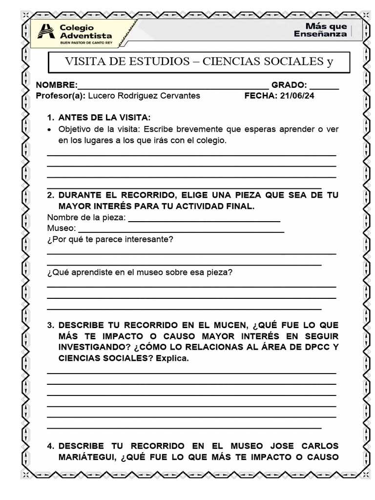 Recorrido 1ro, 2do y 3ro. | PDF | Cognición