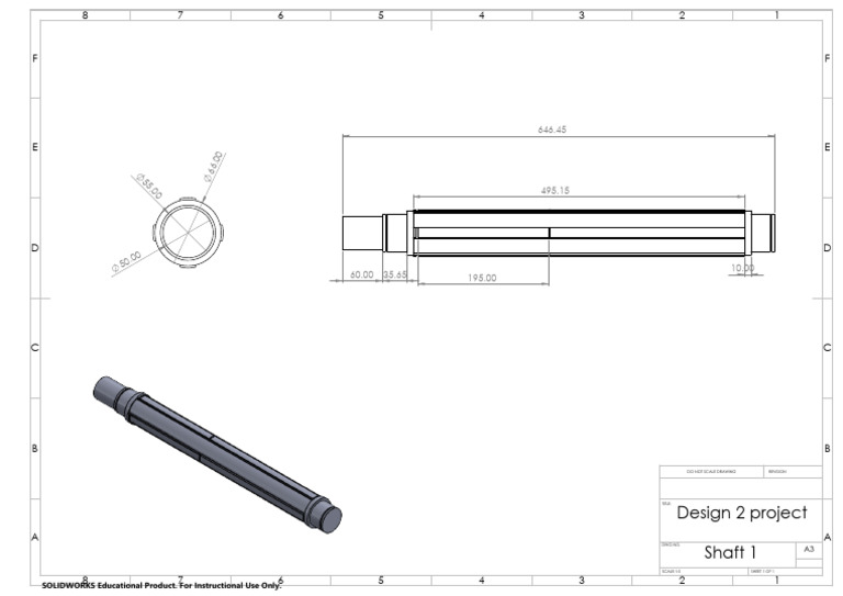 Shaft1 Solidworks | PDF
