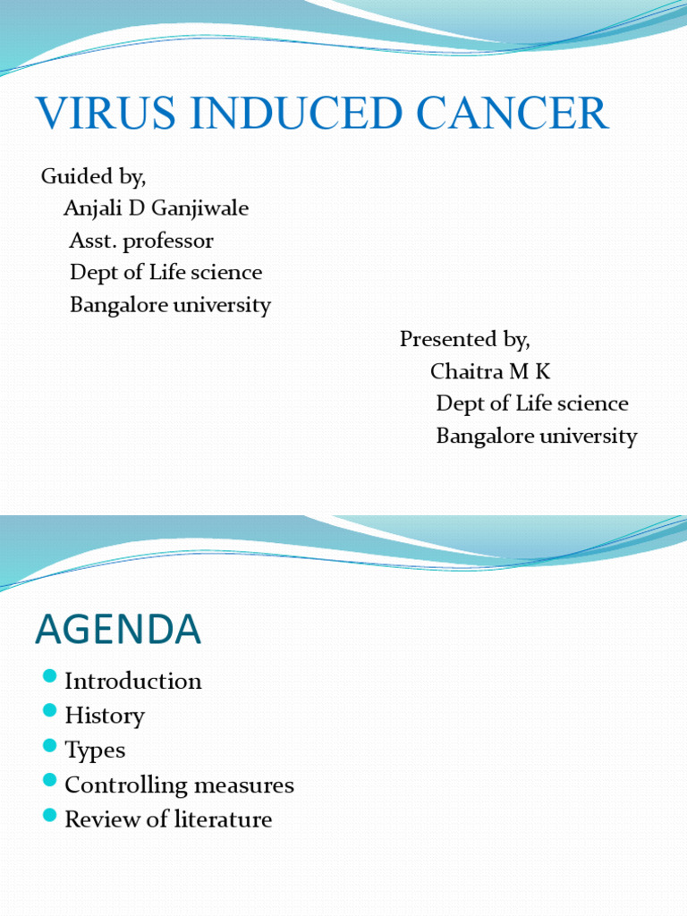 Virus Induced Cancer | PDF | Cancer | Virus