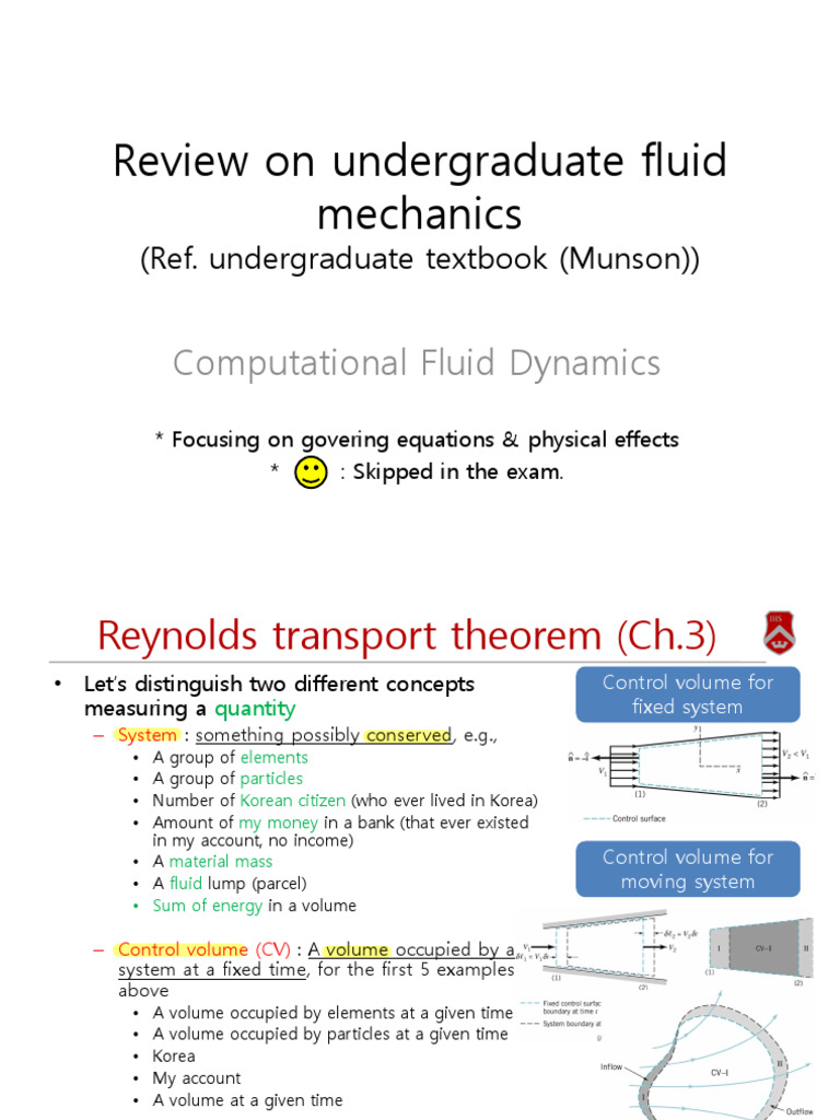 03-Review On Fluid Mechanics | PDF | Fluid Dynamics | Force