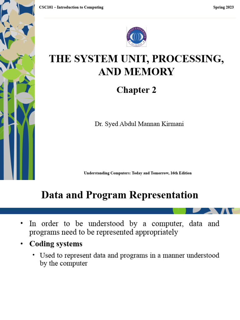 L 04 Chapter02 v03 | PDF | Central Processing Unit | Byte
