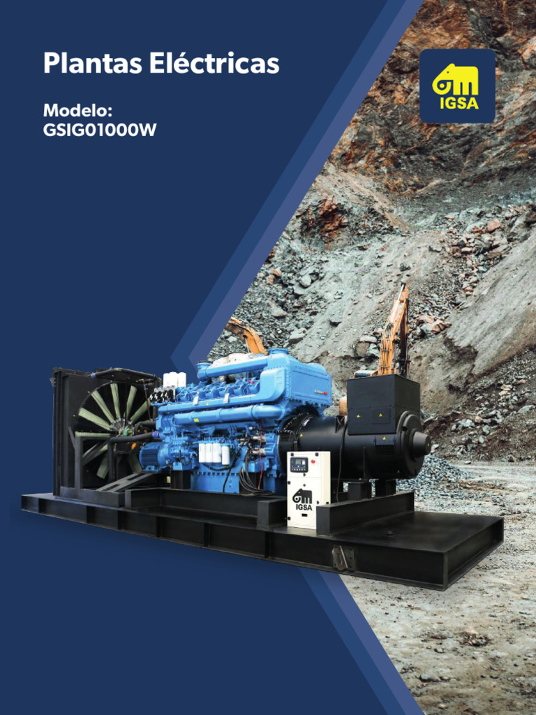 Especificaciones Planta IGSA 1000kW | PDF | Generador eléctrico | Tanques