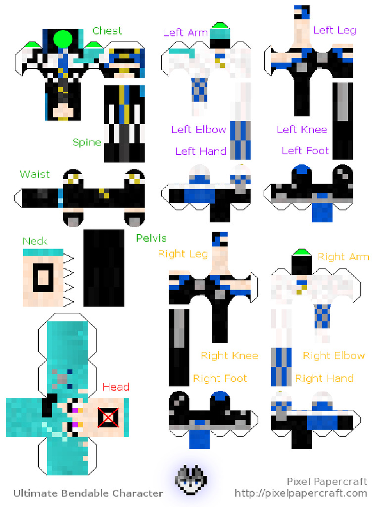 Minecraft Bendable Character (1) | PDF
