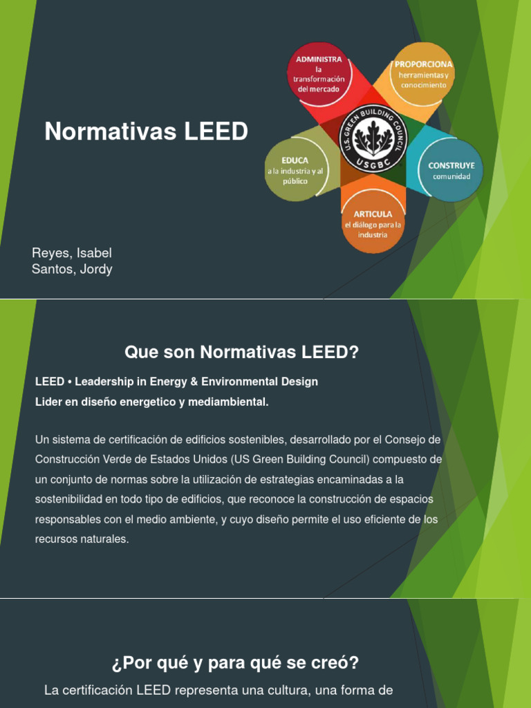 Normas Leed | PDF | Ciencias de la Tierra | Sustentabilidad