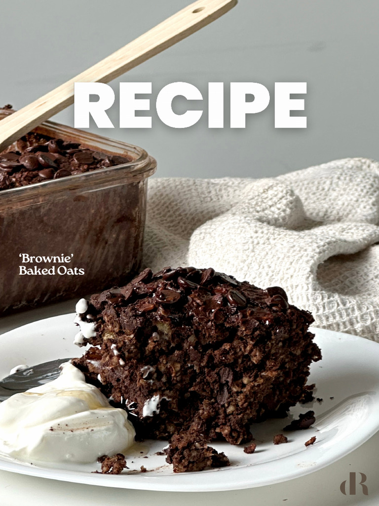 Brownie Baked Oats Recipe & FAQs | PDF | Chocolate | Oat
