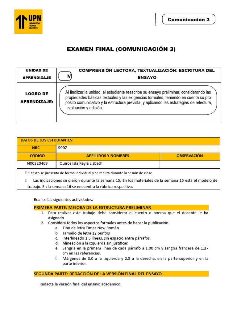 EXAMEN FINAL.COMU | PDF