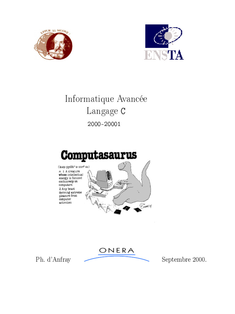 Informatique Avancee Le Language C | PDF