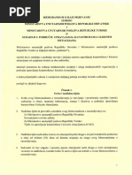 Primjer Memoranduma o Saradnji | PDF