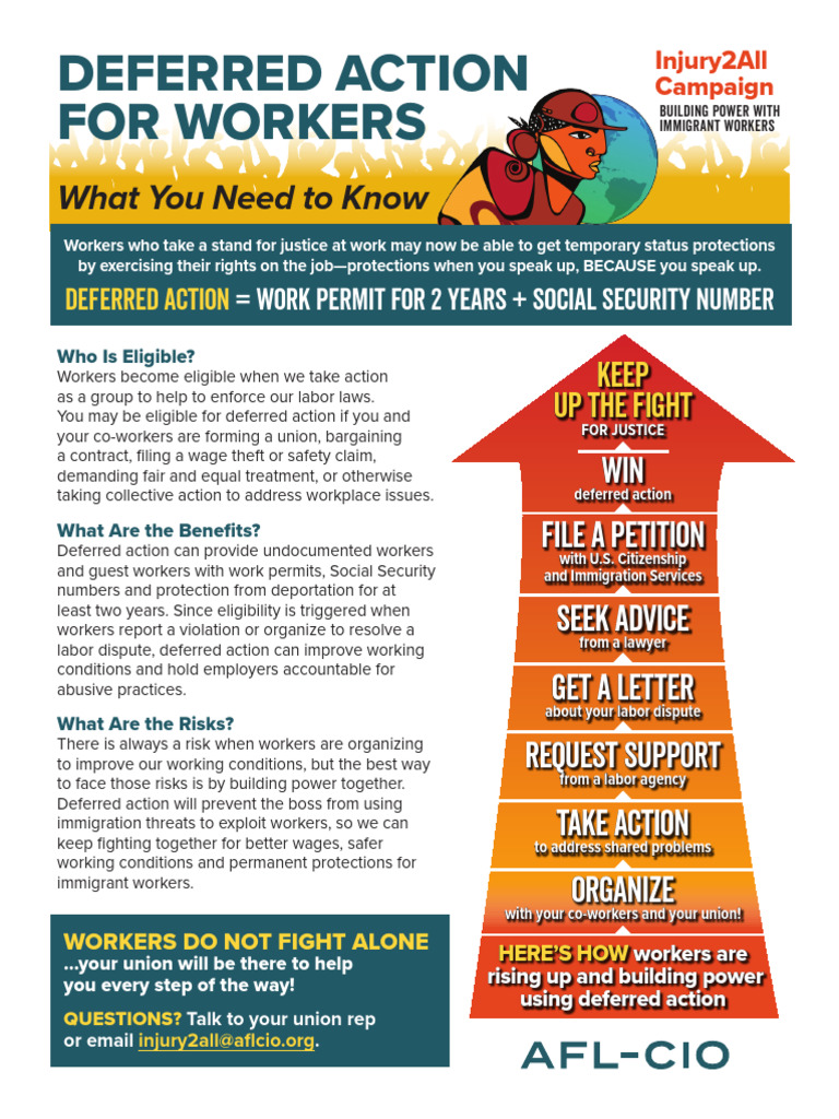 Deferred Action For Workers ENG | PDF | Immigration | Trade Union