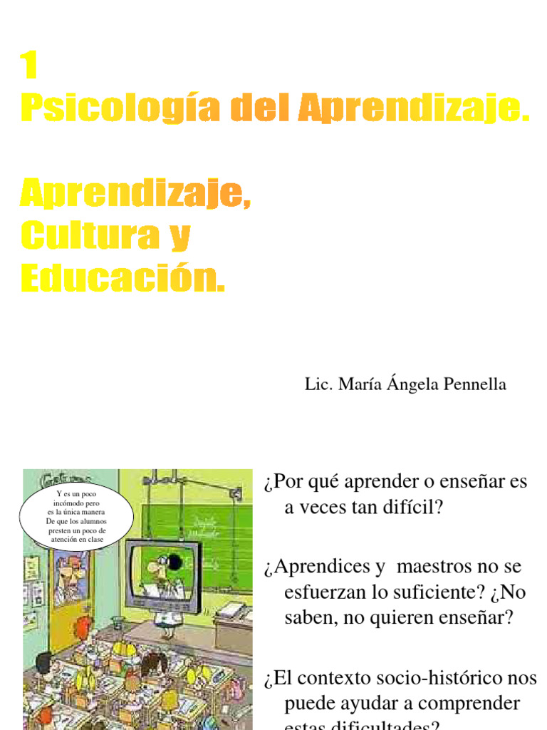 Aprendizaje uno | Descargar gratis PDF | Aprendizaje | Sicología
