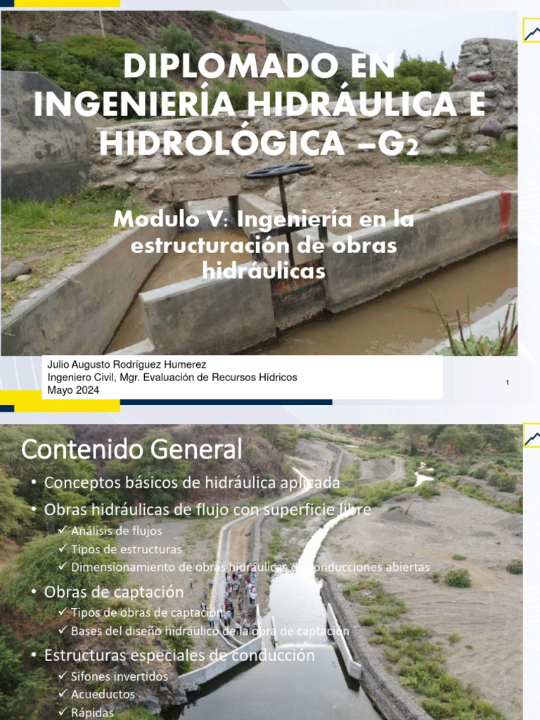 Estructuras Hidraulicas Rev03 2024 | PDF | Terreno | Ingeniería hidráulica