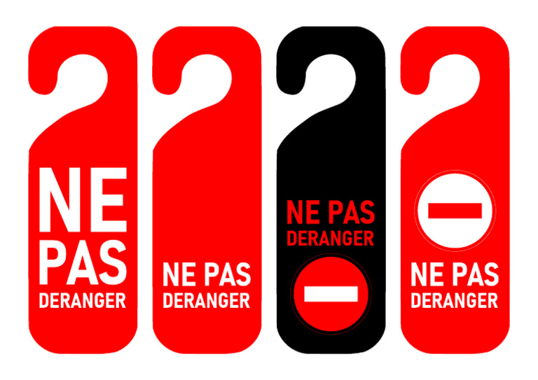 Panneau Ne Pas Deranger | PDF