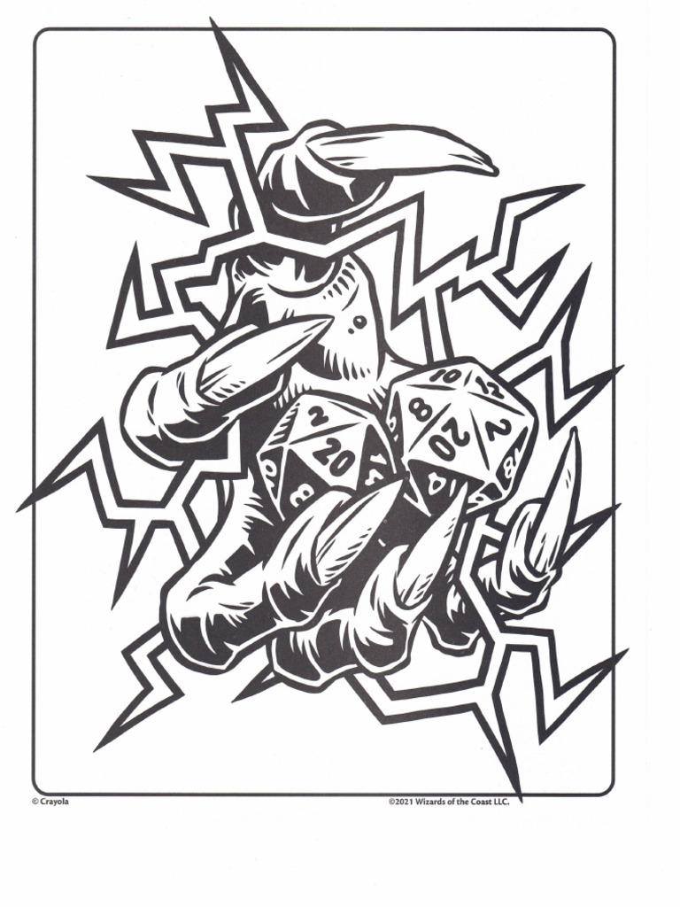 D&D Coloring Pages | PDF