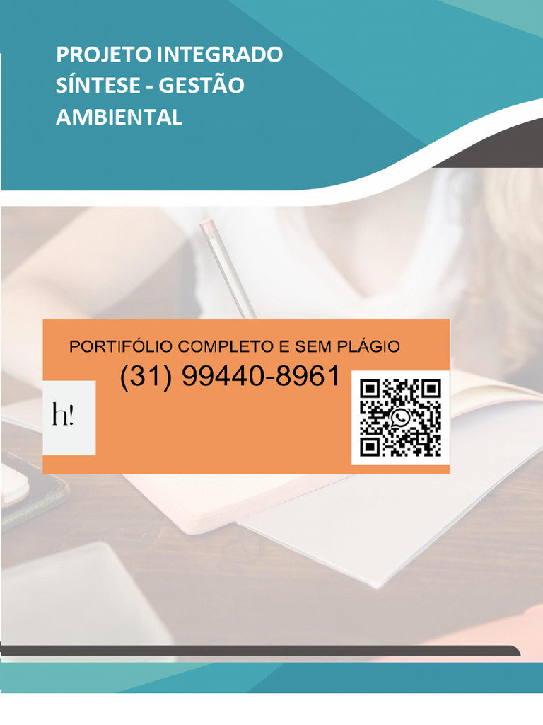 RESOLVIDO - Projeto Integrado Síntese Gestão Ambiental | PDF | Gestão ... RESOLVIDO - Projeto Integrado Síntese Gestão Ambiental | PDF | Gestão ...