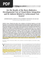 Beery VMI - Administration, Scoring, and Teaching Manual PDF | PDF