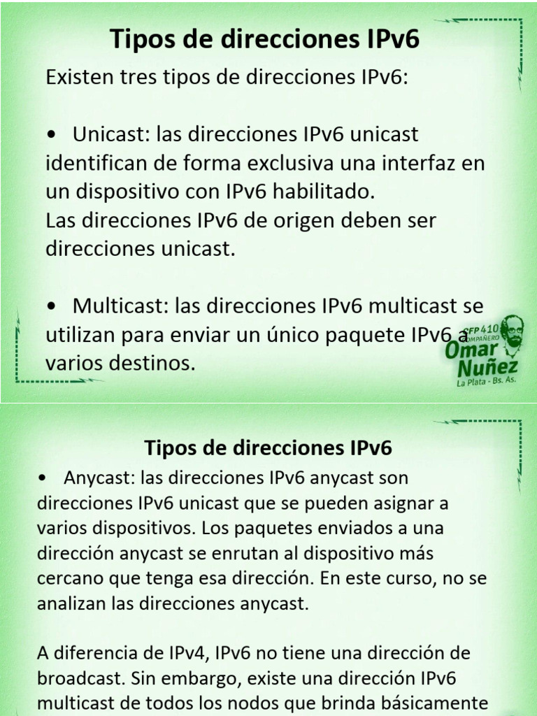 Ipv 6 | PDF | Yo Pv6 | Dirección IP
