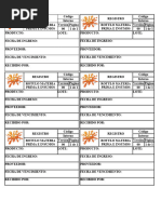 Bitacora de Entradas y Salidas de Almacén | PDF