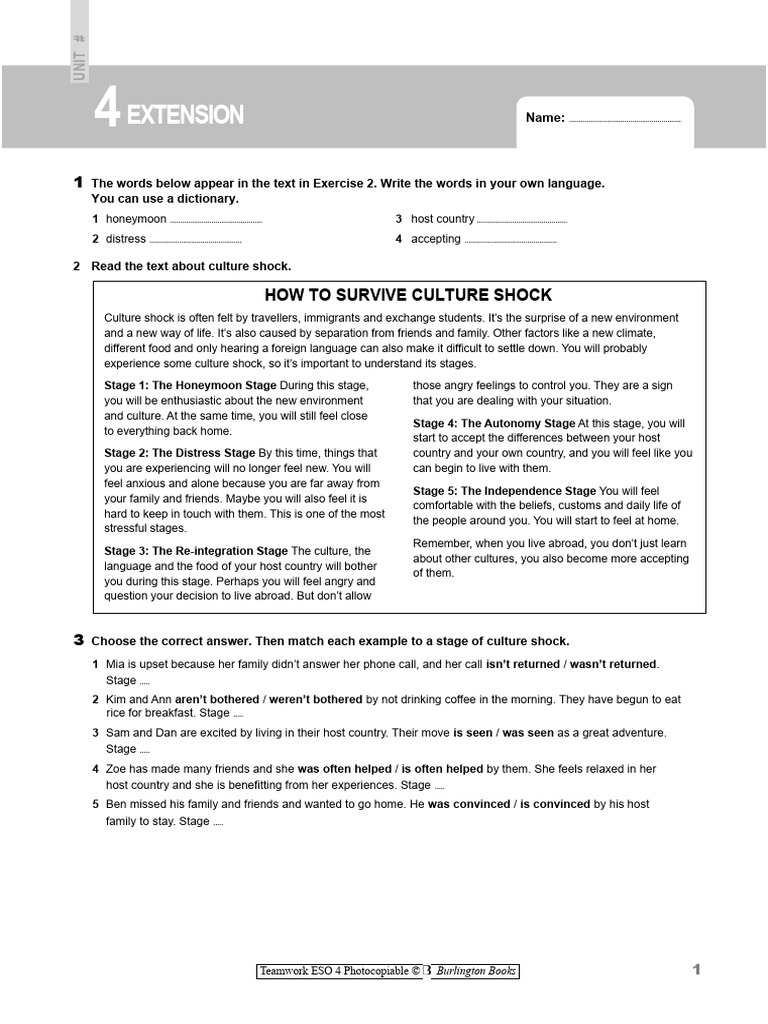 04Teamwork4 Extension Unit4 | Download Free PDF | Behavioural Sciences | Psychology